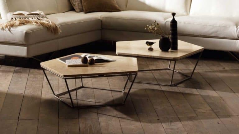 Pentagon Marble Coffee Table - House of Denmark