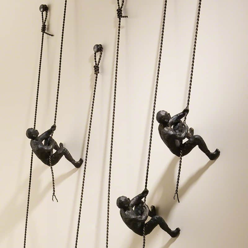 Climbing Man Wall Sculptures - House of Denmark