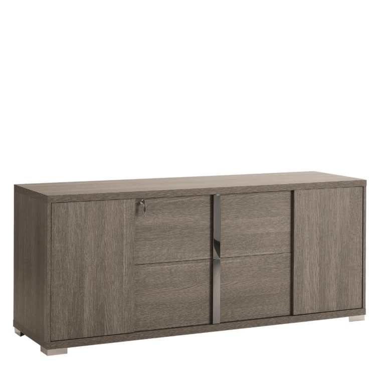 Modern White Office Credenza - House of Denmark