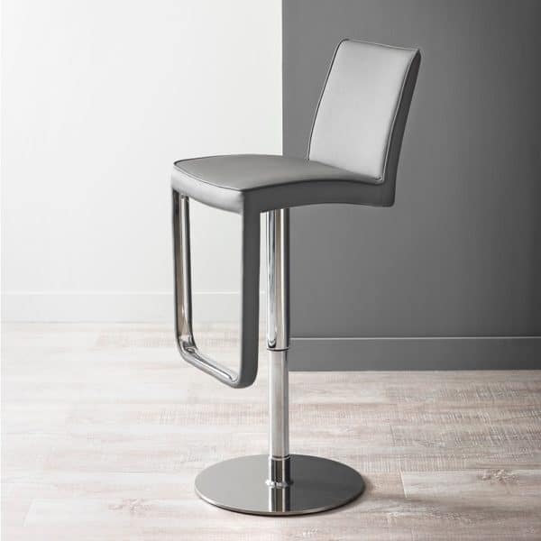C535 Sameo Leather Adjustable Stool - House of Denmark